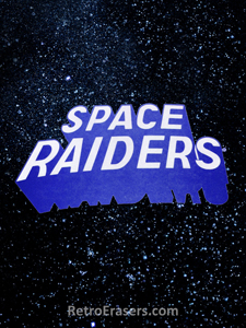 Space Raiders - RetroErasers.com